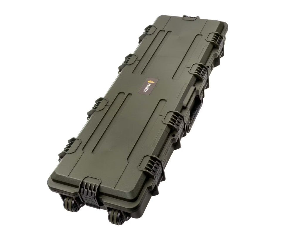 HASTA Large Wheeled Rifle Hard Case - Wave Foam - Green | White Sphere ...