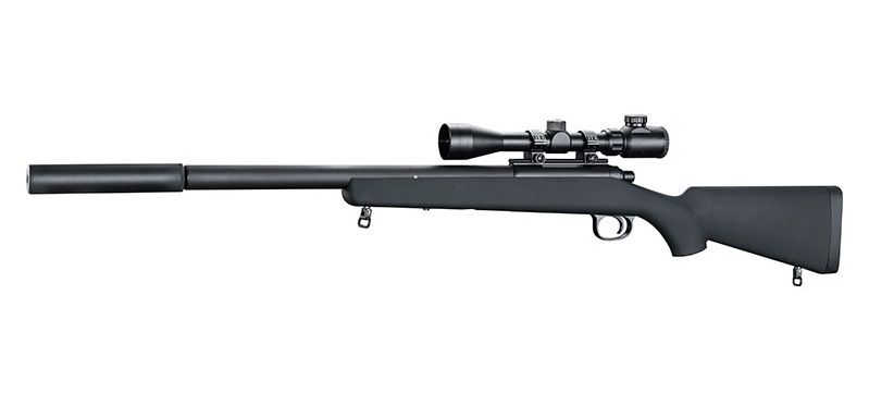 JG VSR BAR10 G Spec Sniper Rifle with Silencer and Hunter Scope (JG367S ...