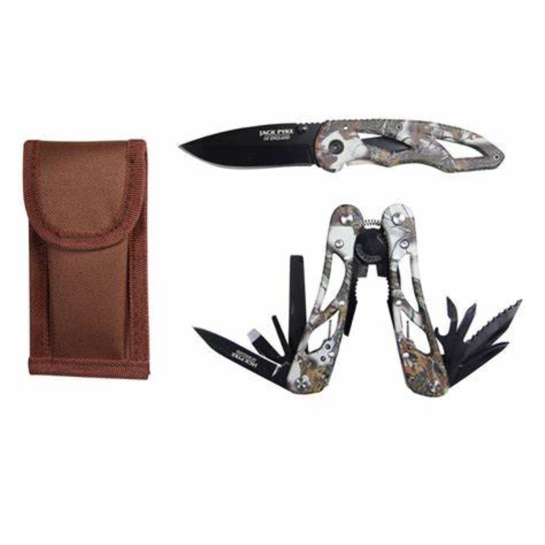 Jack Pyke Camo Multi Tool And Knife Set | White Sphere Tactical Ltd