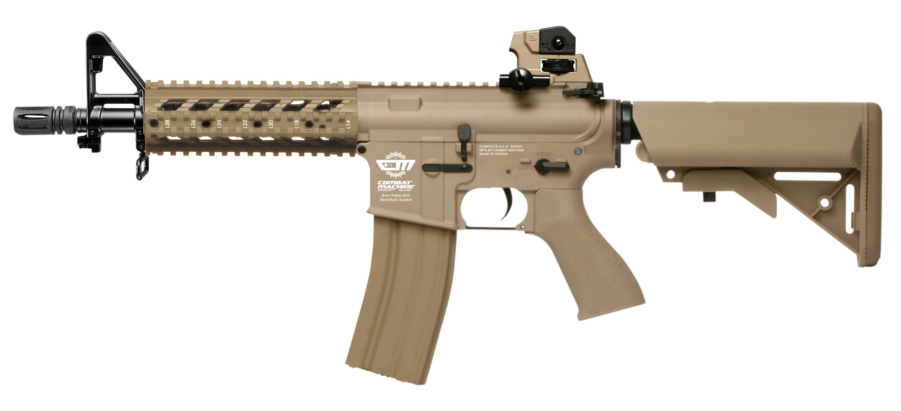 CM16 Raider AEG Rifle (Desert Tan) | White Sphere Tactical Ltd