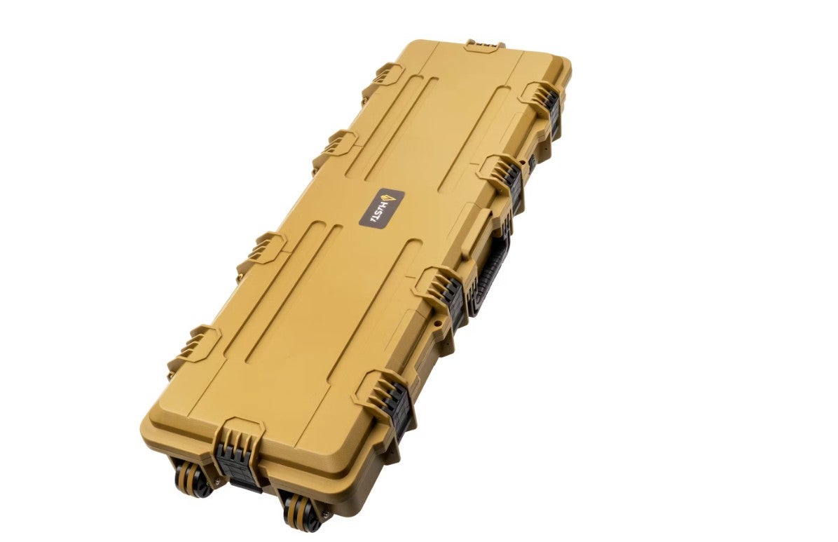 HASTA Large Wheeled Rifle Hard Case - Wave Foam - TAN | White Sphere ...