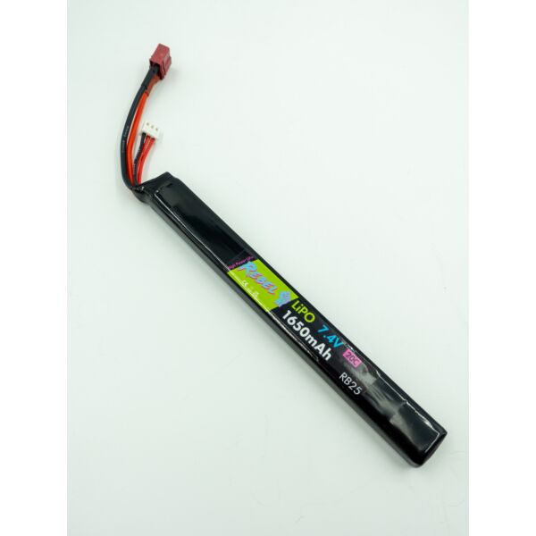 Rebel Battery - 1650mAh LiPo 7.4V 20C AK Stick Deans | White Sphere ...