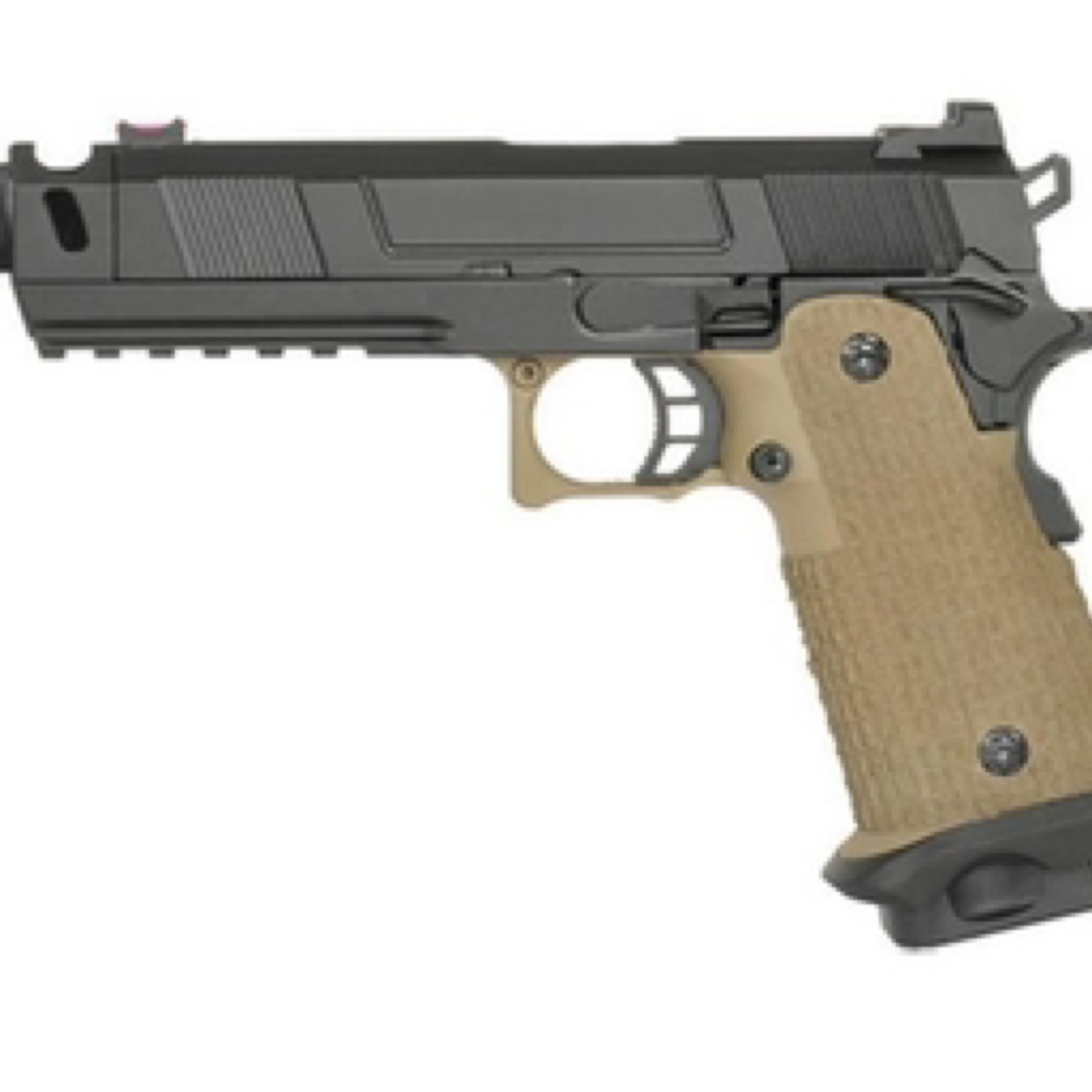 Army Custom Tan 5.1 Hi-Capa with Costa Compensator (With Silencer ...