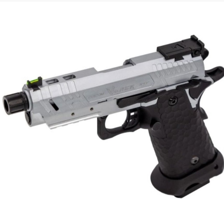 Vorsk Hi-Capa CS Vengeance 3.8 Compact GBB Pistol (Silver|Black) VGP-02 ...