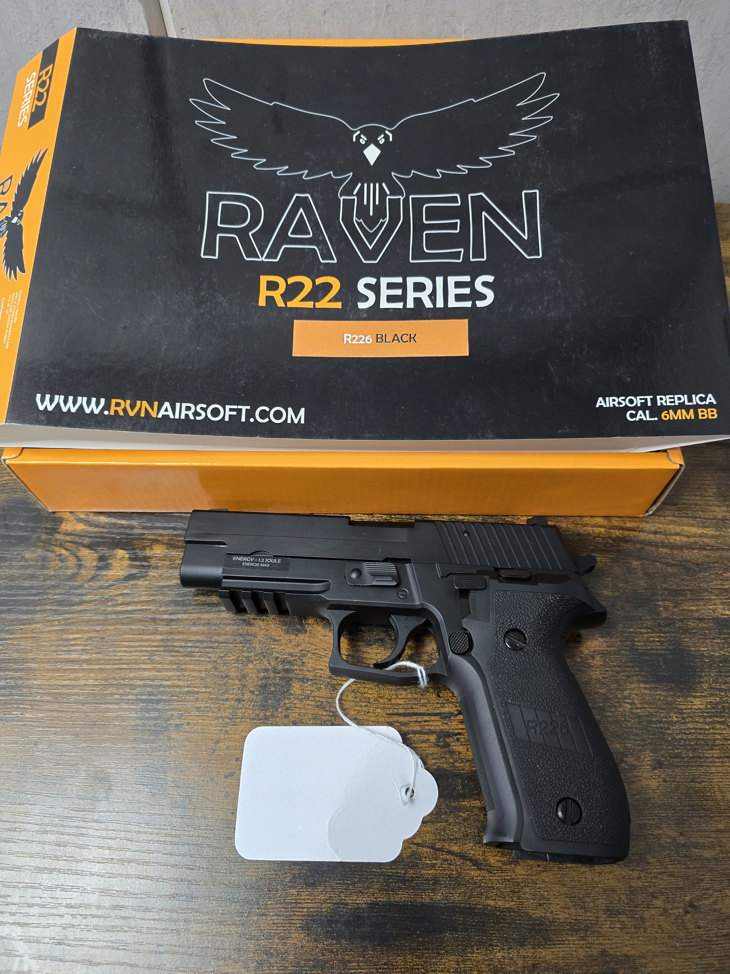 BONEYARD - Raven R226 BLACK GBB | White Sphere Tactical Ltd