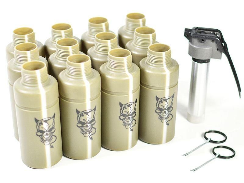 Hakkotsu Thunder Devil Grenade Complete Set (12pcs - TB-12F) | White ...