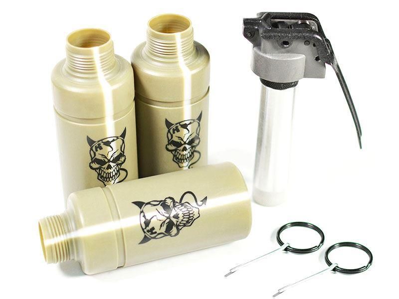 Hakkotsu Thunder Devil Grenade Complete Set (3pcs - TB-07) | White ...